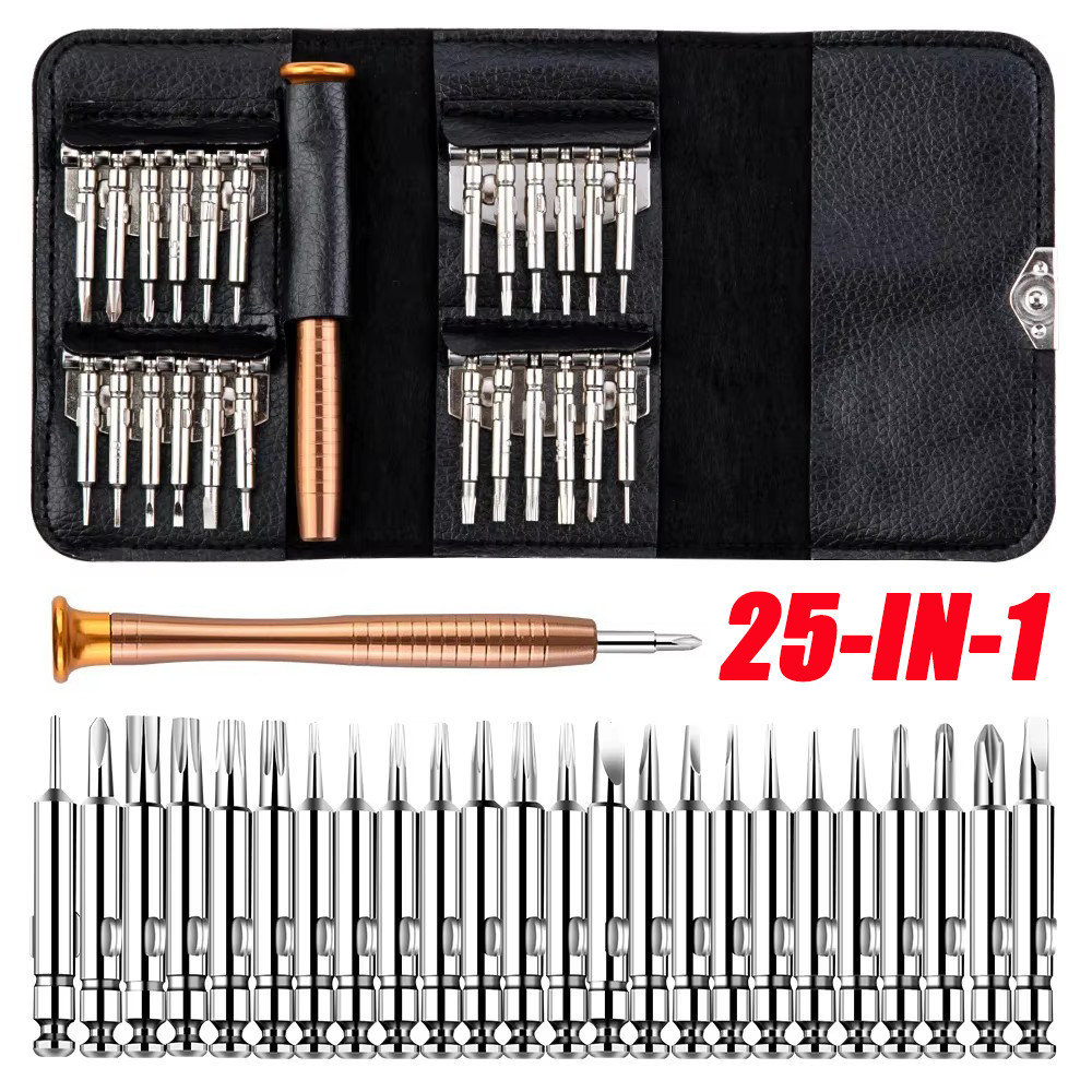 25 in 1 Precision Screwdriver Bit Set / Hand Screw Driver Kit for ...