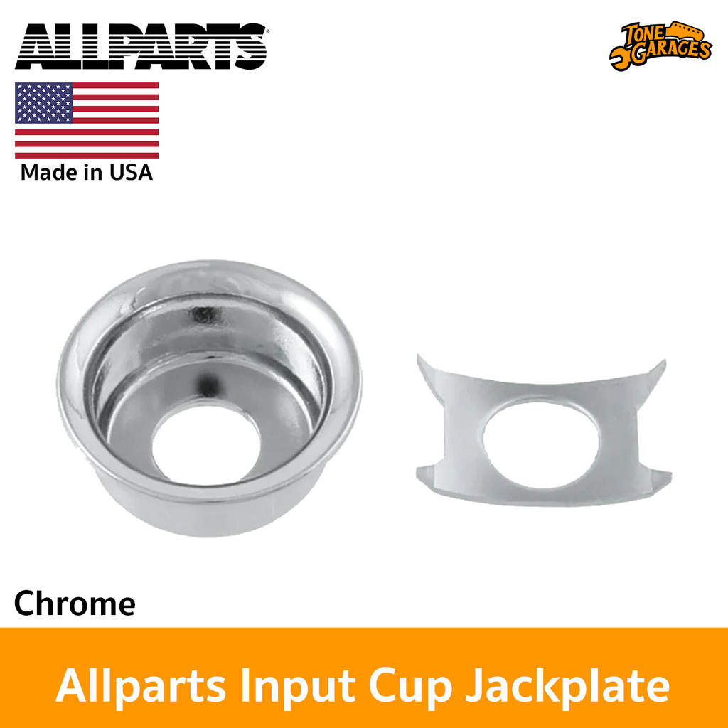 Allparts AP-0275 Input Cup Jackplate for Telecaster Jack Hole Cap Tele ...
