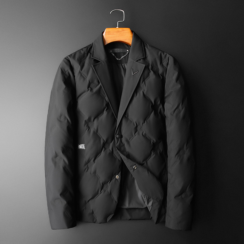 2024 New Product Men's Light Expo Style 90 Down Jacket Short Suit Style ...