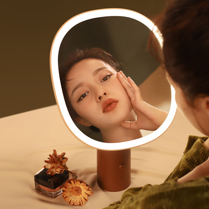 Big Tree Mirror Desktop led Makeup Mirror Desktop Bedroom Dressing ...