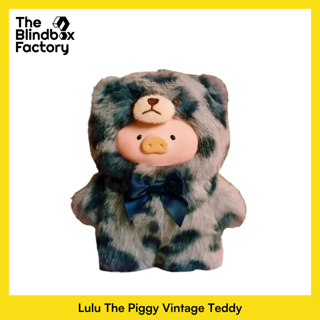 POP MART LULU THE PIGGY Vintage Teddy l Vinyl Plush Doll | Shopee ...