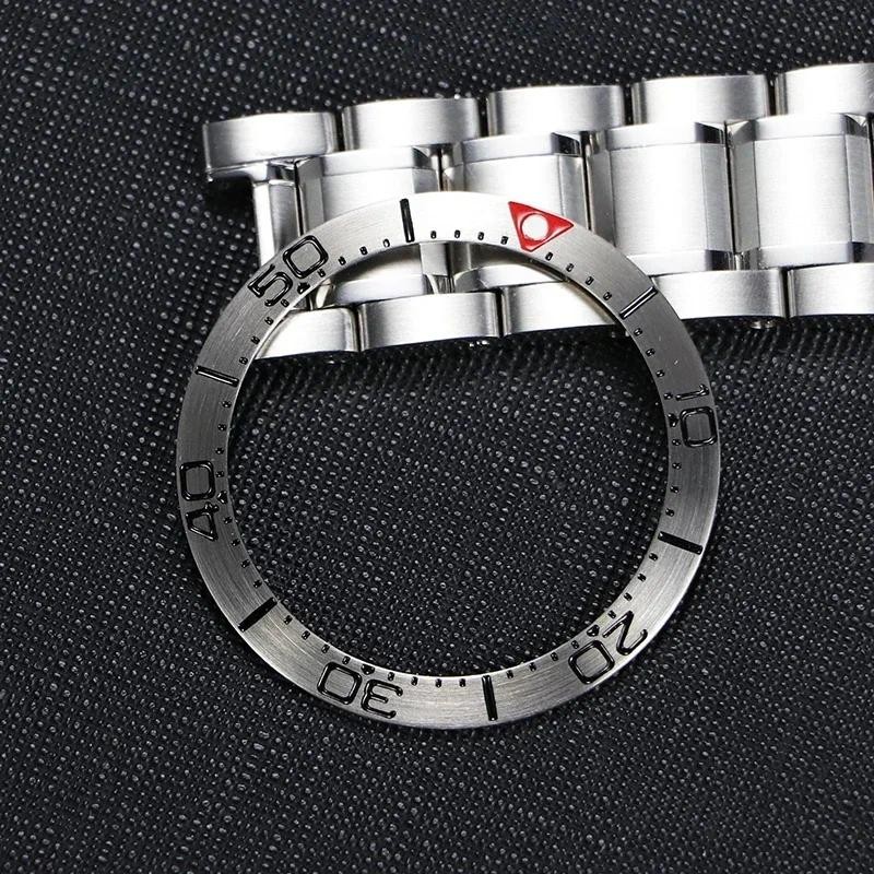 38*30.6mm Stainless Steel Bezel GMT Insert Fits Mod SKX007 SKX009 Watch ...