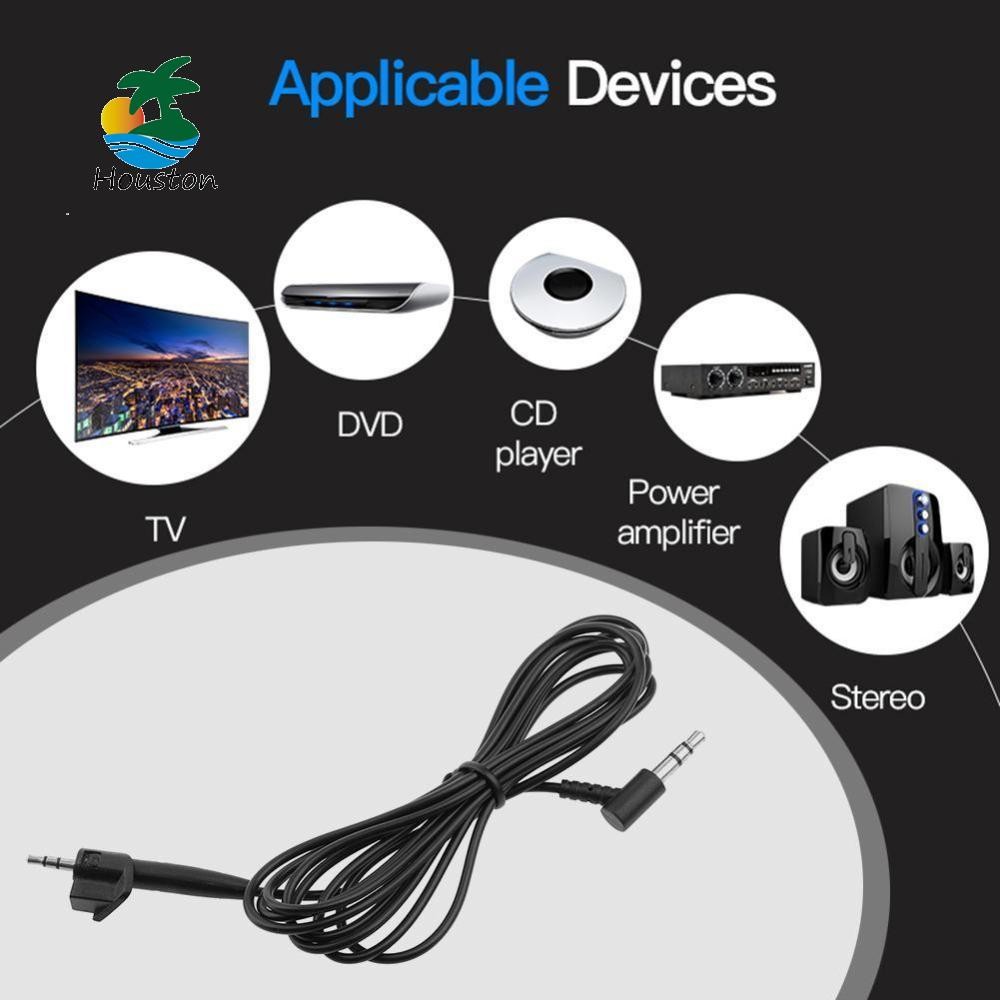 1.5m Audio Cable 2.5mm Male to 3.5mm Male Wire Cord for Bose AE2 ...