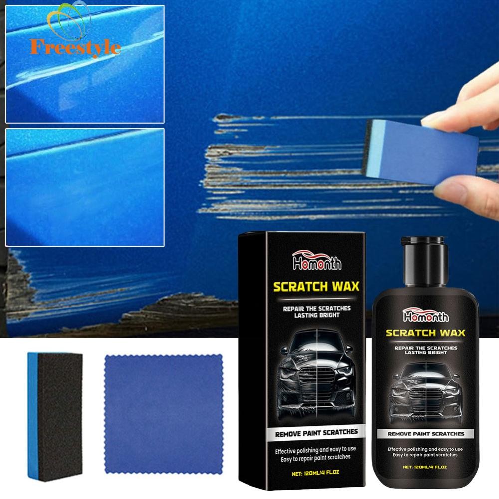 120ml Car Polish Scratch Remover Auto Swirl Remover Scratch Repair Polishing Wax [freestyle01.ph ...