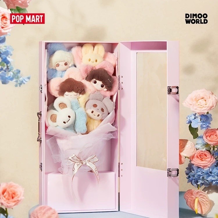 POPMART Dimoo More than a Bouquet Box Birthday Qixi Christmas Set ...