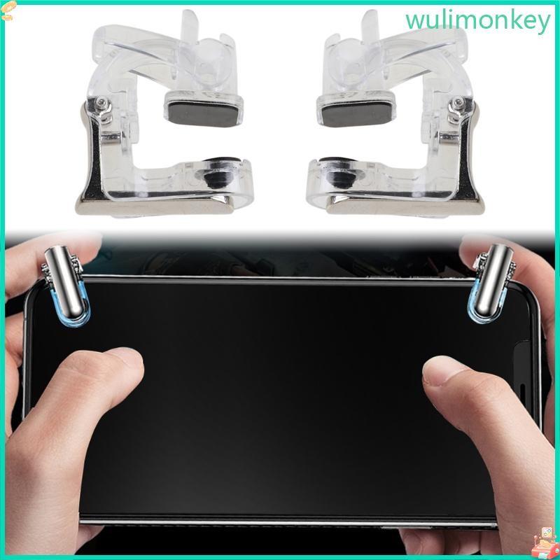 WU Mobile Game Controller Sensitive Aim Triggers Gamepad Metal Keypads ...
