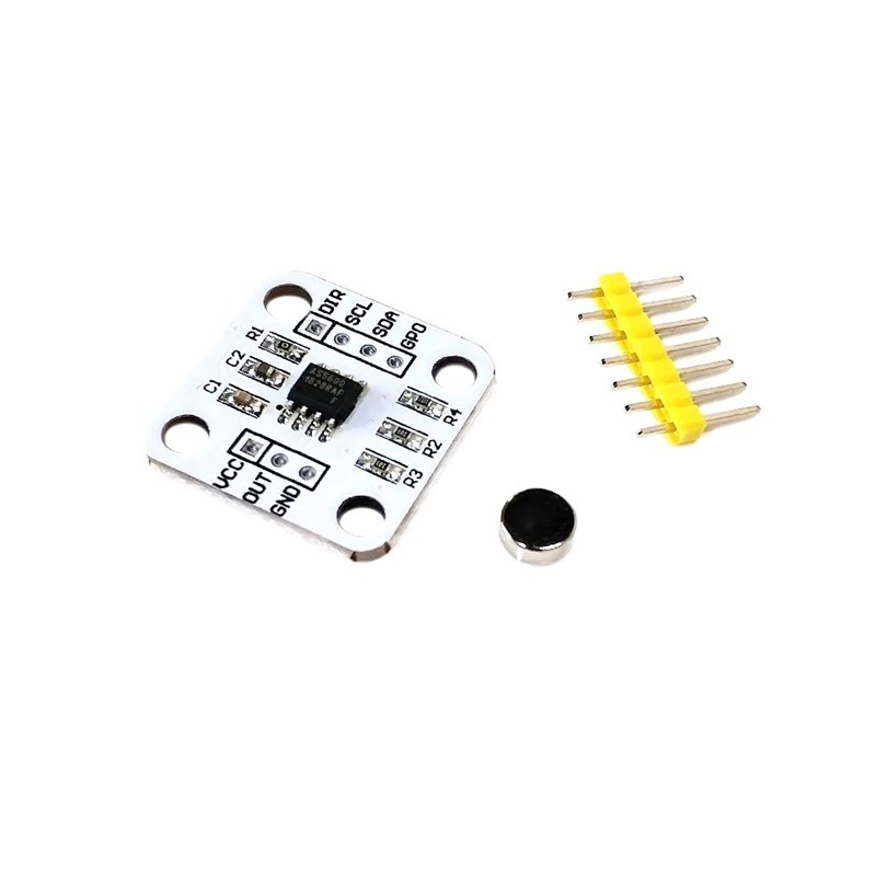 夬AS5600 magnetic encoder magnetic induction angle measurement sensor ...