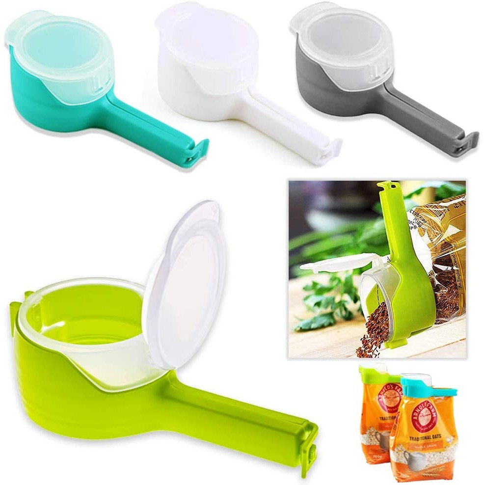 Bag Clip with Pour Spout,Bag Spout Clips,Bag Clips for Food Storage ...