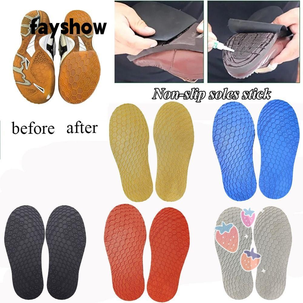 FAY Rubber Full Soles, Anti-Slip Durable Shoes Replacement, Shoe Sole ...