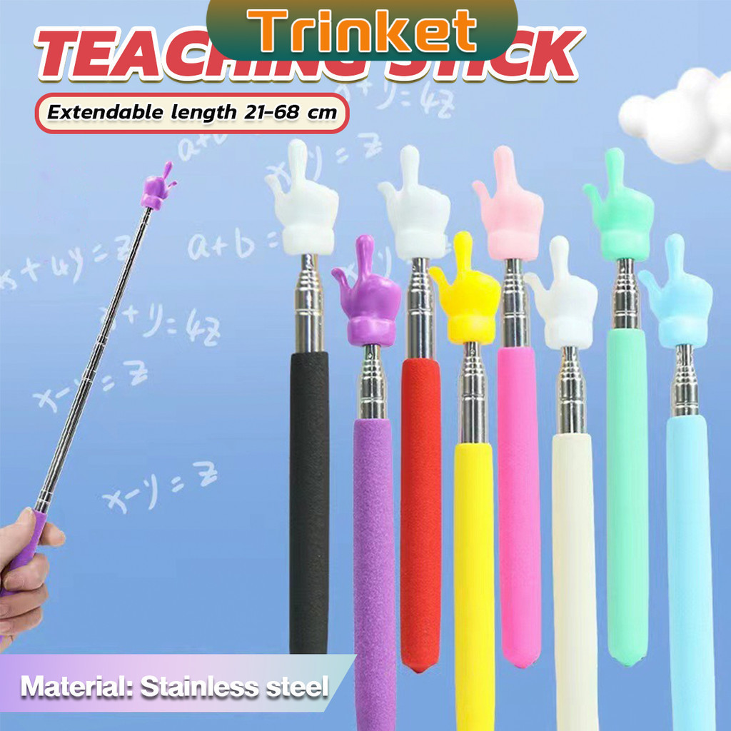 Trinket Multifunctional Teaching Stick Teacher Pointer Reading Guide ...