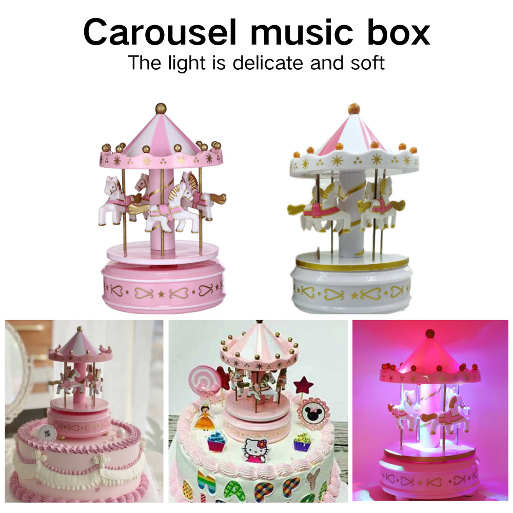 NEW Music Box Cake Model Decoration Music Box Desktop Decoration ...