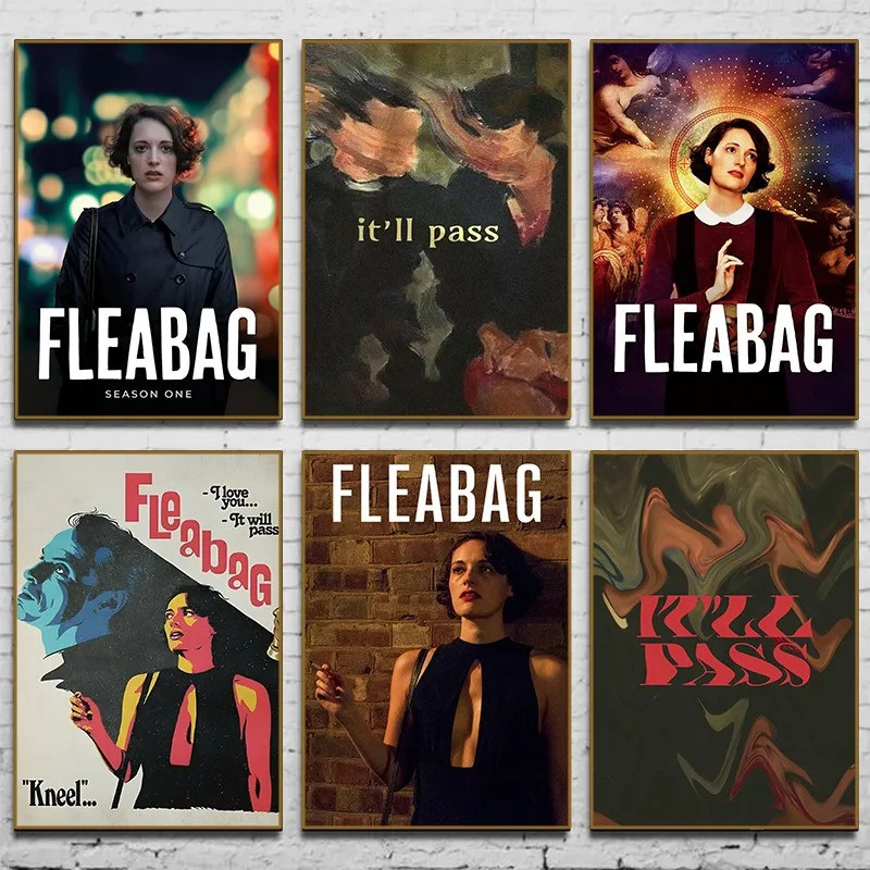 Classic Tv Show Fleabag Minimalist Poster Main Character Picture ...