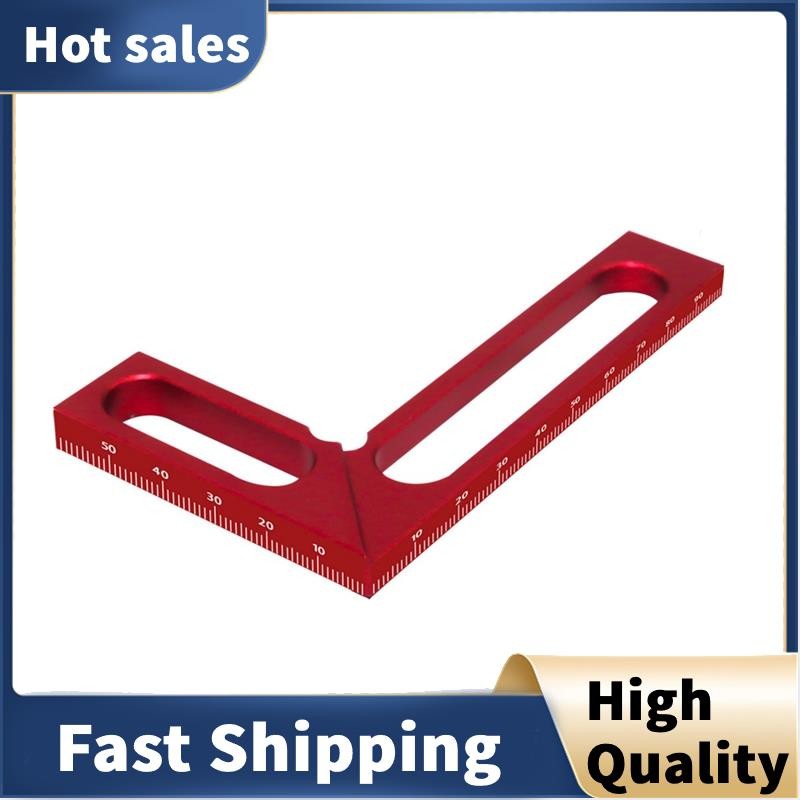 In Promotion Woodworking Right Angle Ruler Carpenter Square Measuring ...