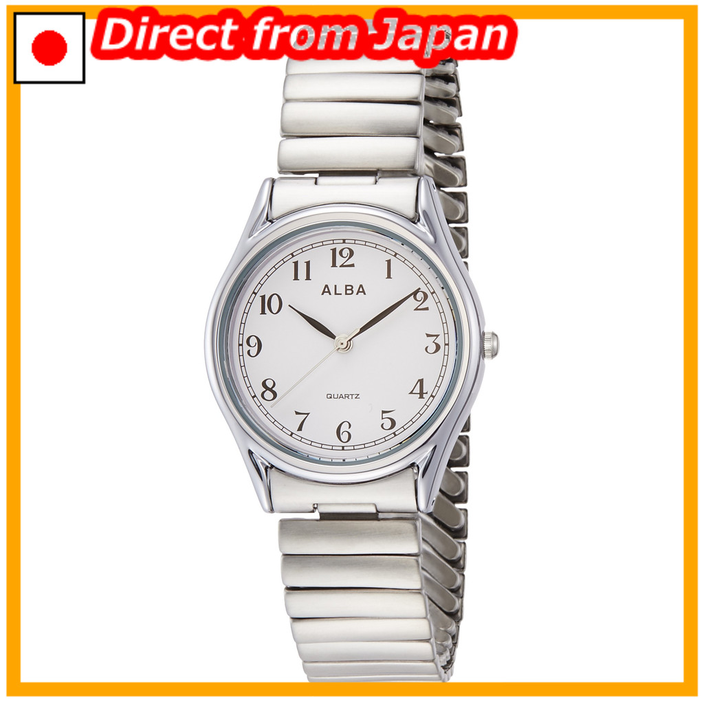 [Seiko Watch] Alba Quartz Pair Watch Men's AQGK439 Silver | Shopee ...