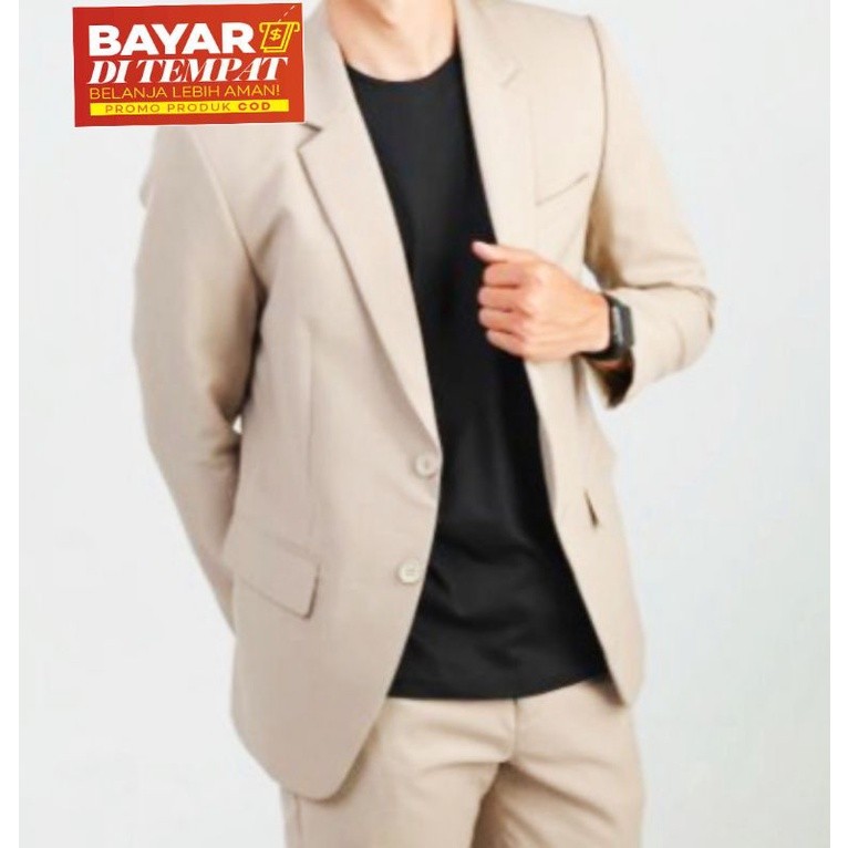 [PREMIUM ORIGINAL] Men's cream Suit / full cream suit / formal suit ...