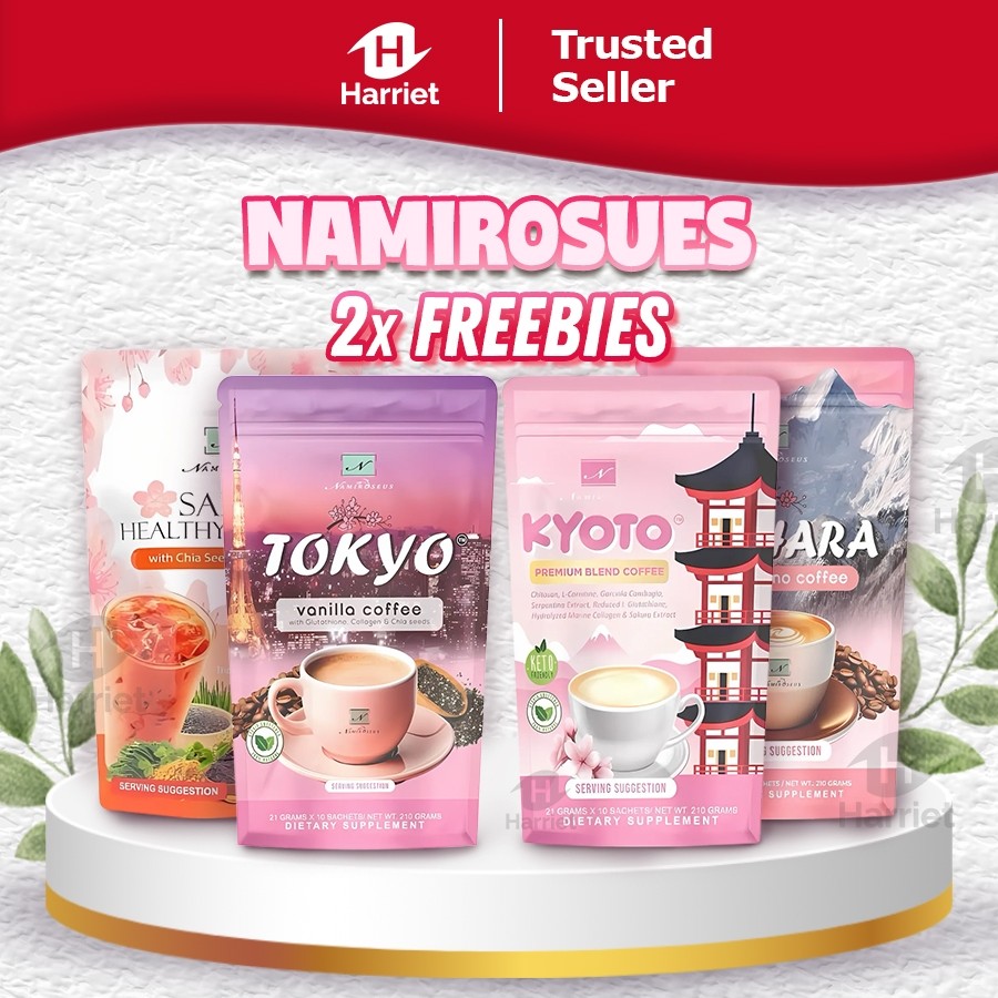 NAMIROSEUS Premium Slimming Drinks – Coffee & Milk Tea Flavors (Kyoto ...