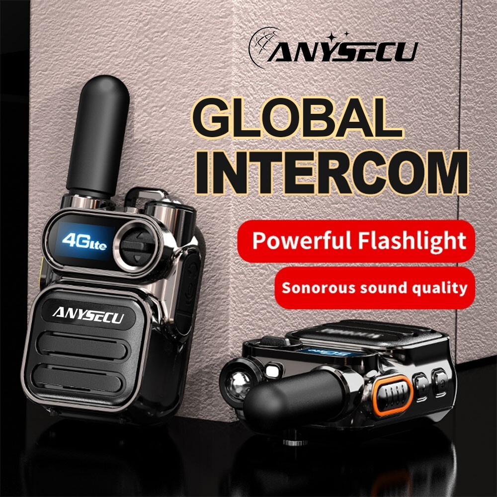 ANYSECU G388 4G Network Radio RTOS System GLOBAL-PTT POC Walkie Talkie | Shopee Philippines