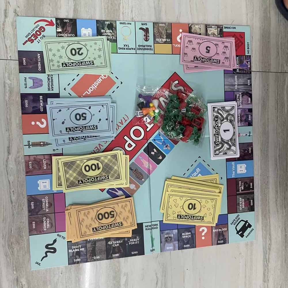 Monopoly Taylor Swift Inspired Board Game Handmade Box Era Tour ...