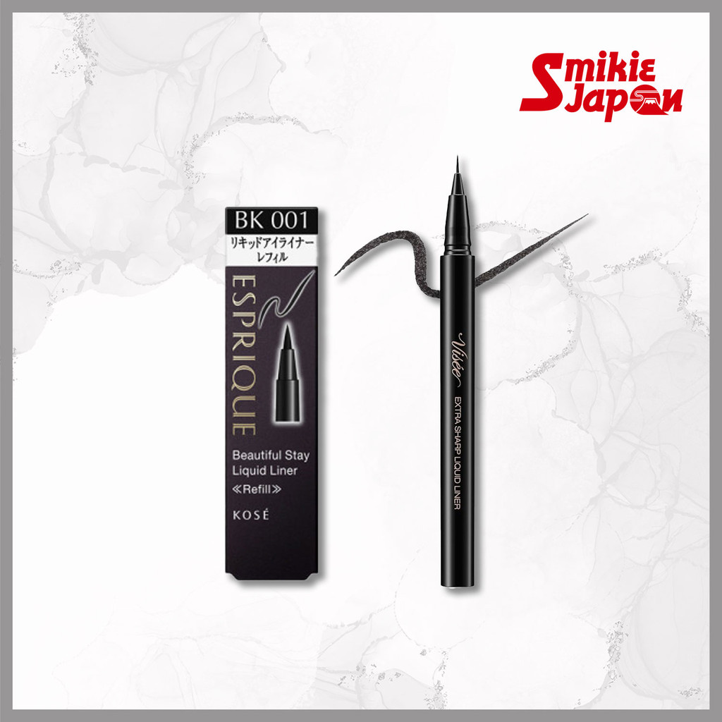 KOSE ESPRIQUE Beautiful Stay Liquid Liner Waterproof Eyeliner / Refill BK001 Black Direct From ...