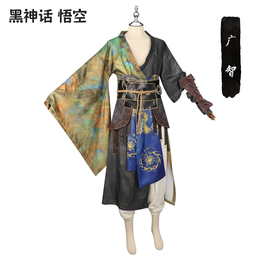 Black Myth Wukong cos Clothing Guangzhi Retro Style Game Same Style ...