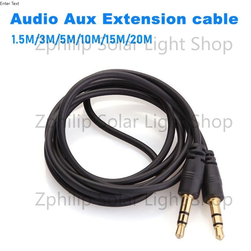 3.5mm Male to Male Stereo Audio Aux Cable for Computer Laptop MP3/MP4 ...