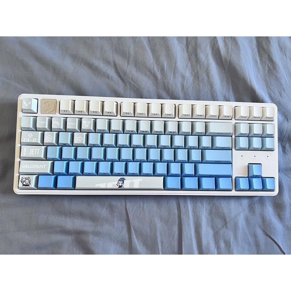 VALORANT Jett Keycap Cherry/OEM Profile Five-sided Sublimation Cute ...