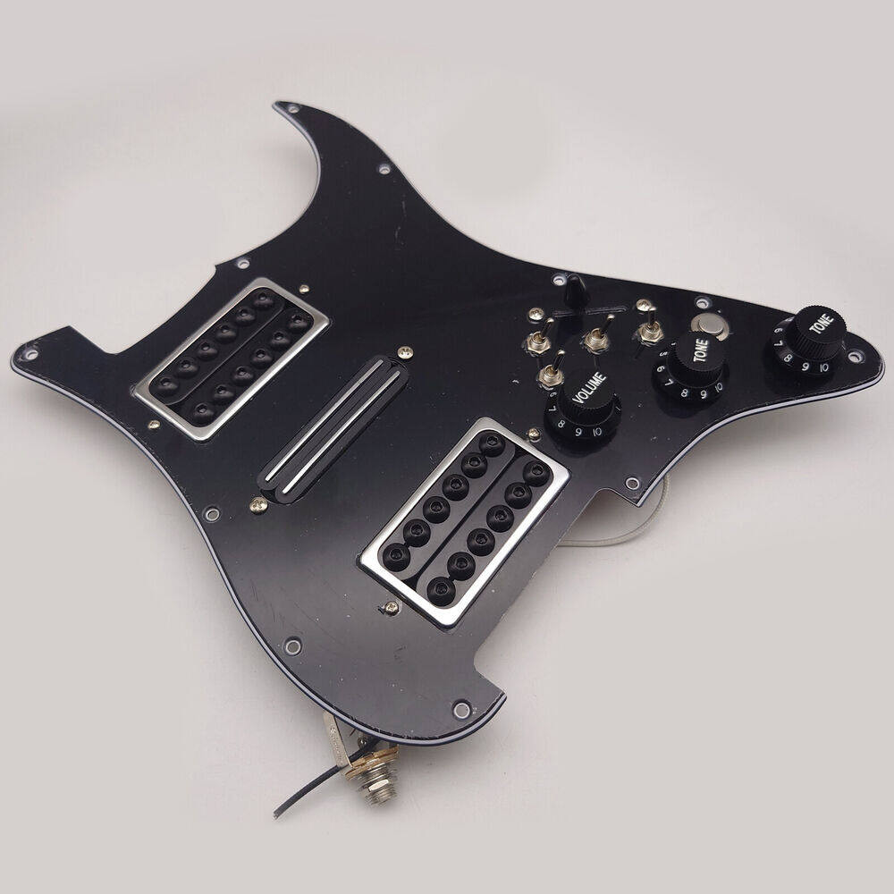 Prewired Loaded Guitar Stratocaster Pickguard HSH Coil Split Pickup for ...