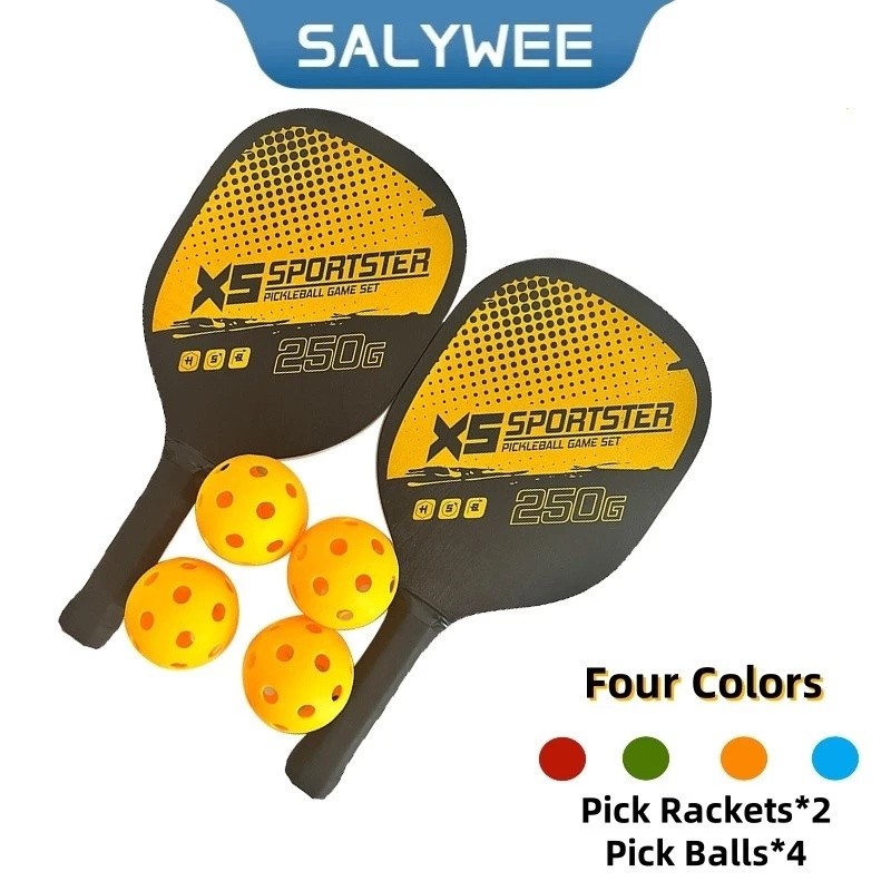 【24H SHIP】Pickleball Rackets Set Pickleball Paddle Set of 2 Rackets and ...