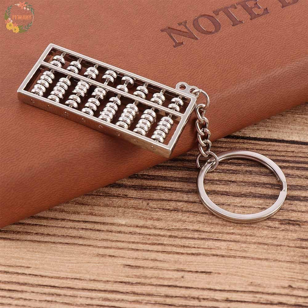 PEWANYZZ Keyring 3D Stylish Mini Abacus Mobilizable 8 Rows Simulation ...