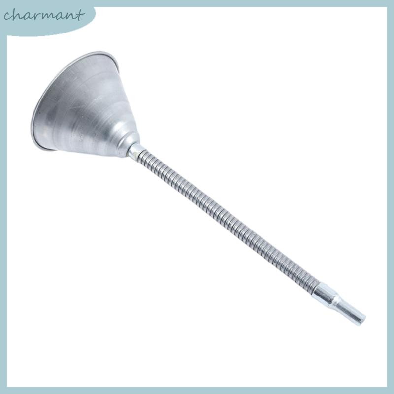 char Multiple Angles Metal Funnel with Flexible Spouts Metal Filter ...
