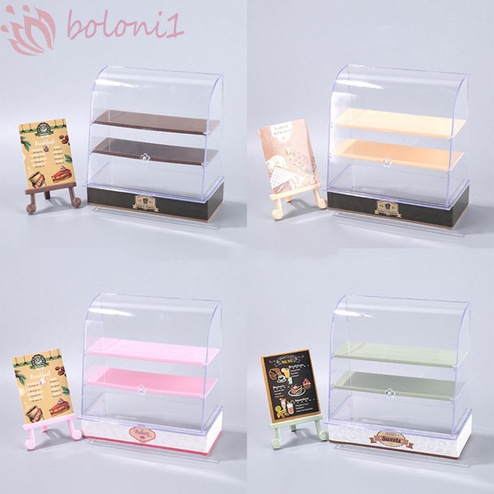 [COD] Miniature Bakery Case, 1:12 Scale Model Dollhouse Cake Case ...