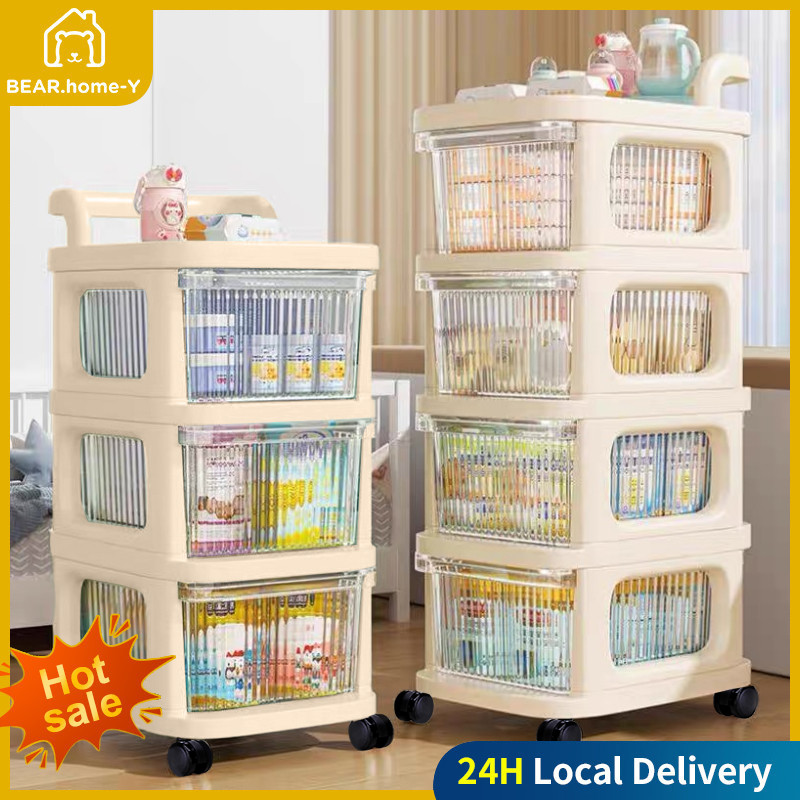 5 layer storage rack organizer Drawer style storage rack Cabinet ...