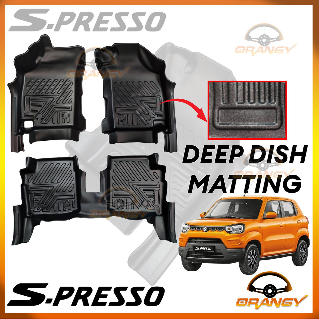 Suzuki Spresso 2020 to 2025 OEM 9D WITH EXTENSION Deep Dish Matting ...