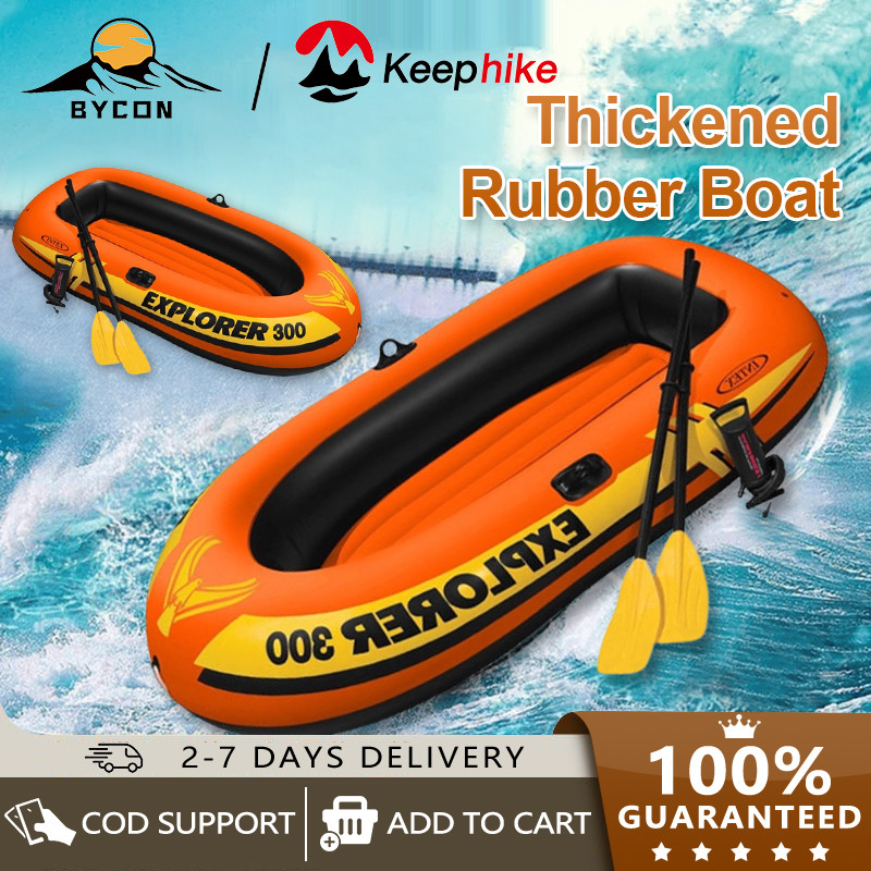 Outdoor swimming Inflatable boat 3-5 Person Thick Fishing Boat Canoe ...