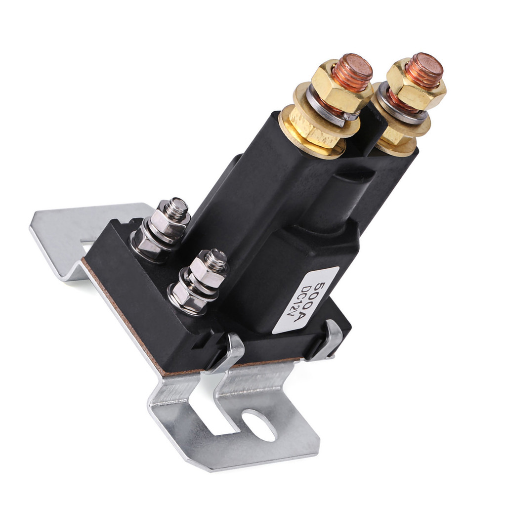 Fun~ High Current Starter Relay 500A DC 12V SPST Auto Start Contactor ...