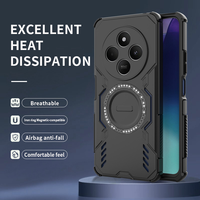 Xiaomi POCO M7 5G Magnetic heat dissipation Phone case Airbag ...