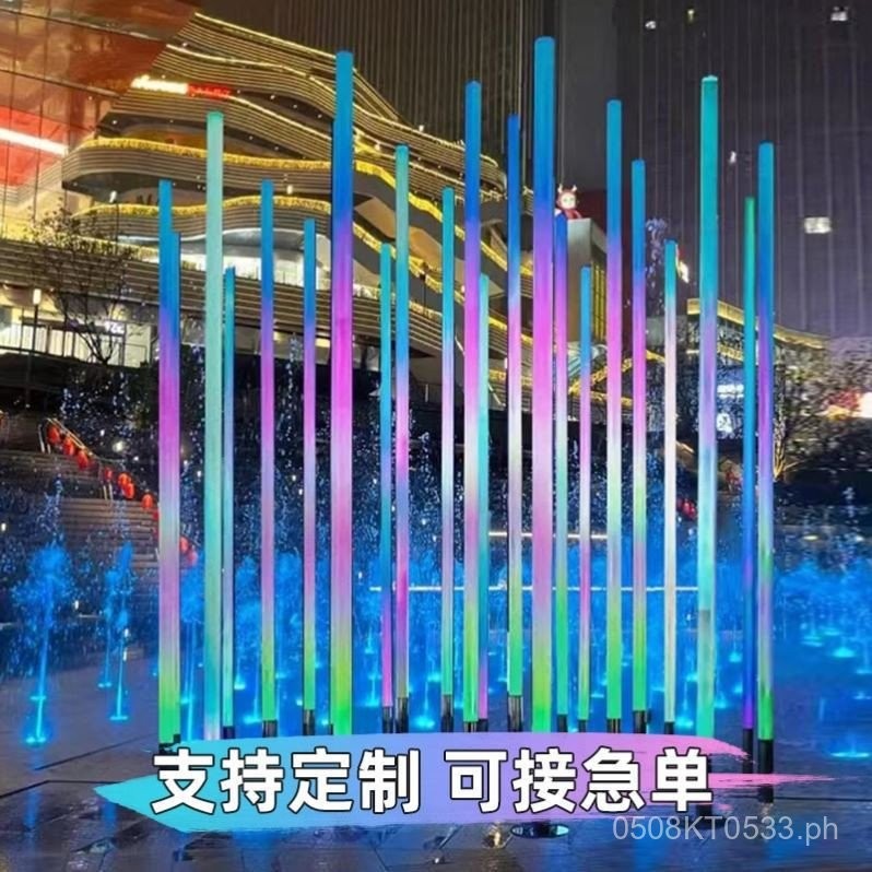 Modern Light Column Sensory Column led Voice-Controlled Full-Color ...