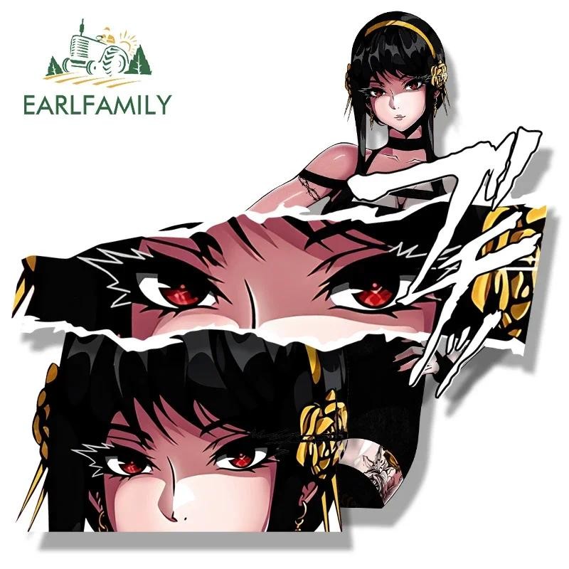 EARLFAMILY 13cm Tattoo Yor Forger Peek Car Sticker Hot Anime Sketch ...