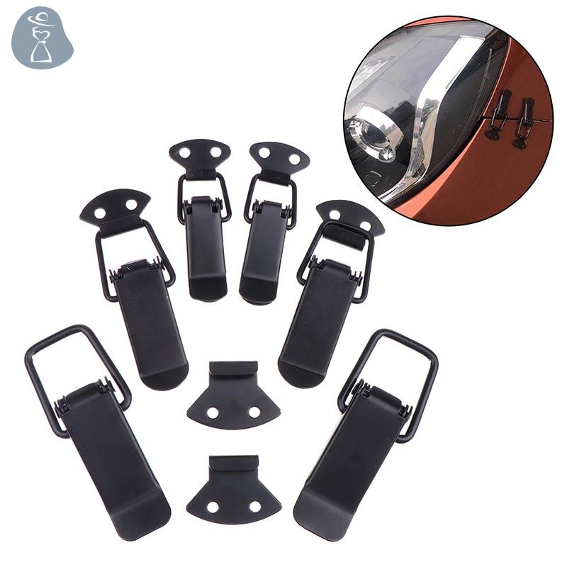 [PANDAB] 2Pcs Latch Catch Duck-mouth Buckle Hook Box Hasps Clamp Iron ...