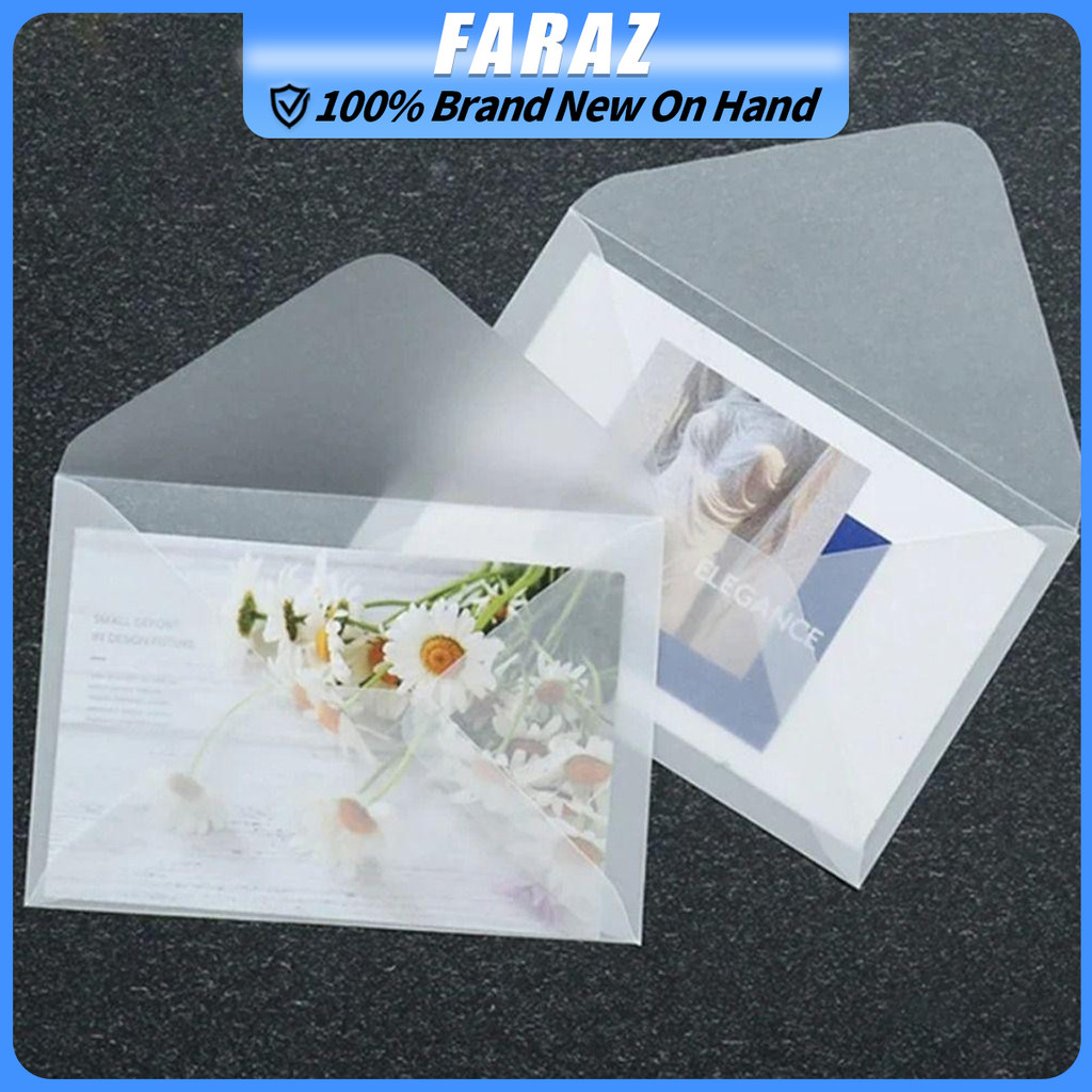 10Pcs/Lot Vintage Blank Translucent Vellum Envelopes Envelope Clear ...