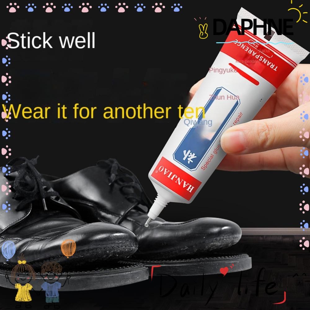 DAPHNE 60ML Strong Shoe Glue, Adhesive Waterproof Worn Shoes Adhesive ...