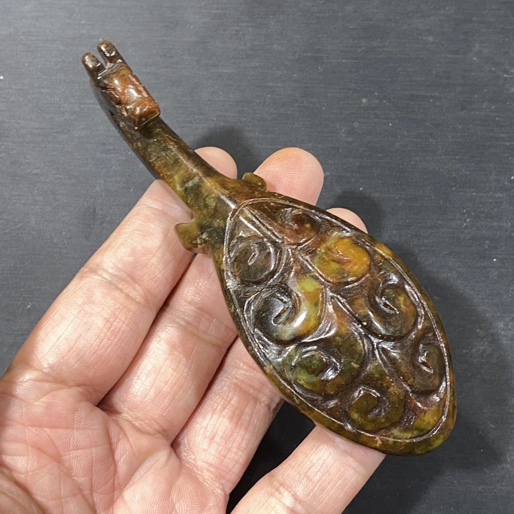 Ancient Jade Old Jade Jade Xiuyu Carving Jade Bi Antique Old Goods Jade ...