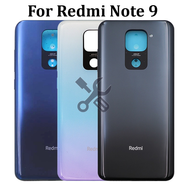For Redmi Note 9 back cover battery cover back panel shell replacement repair | Shopee Philippines