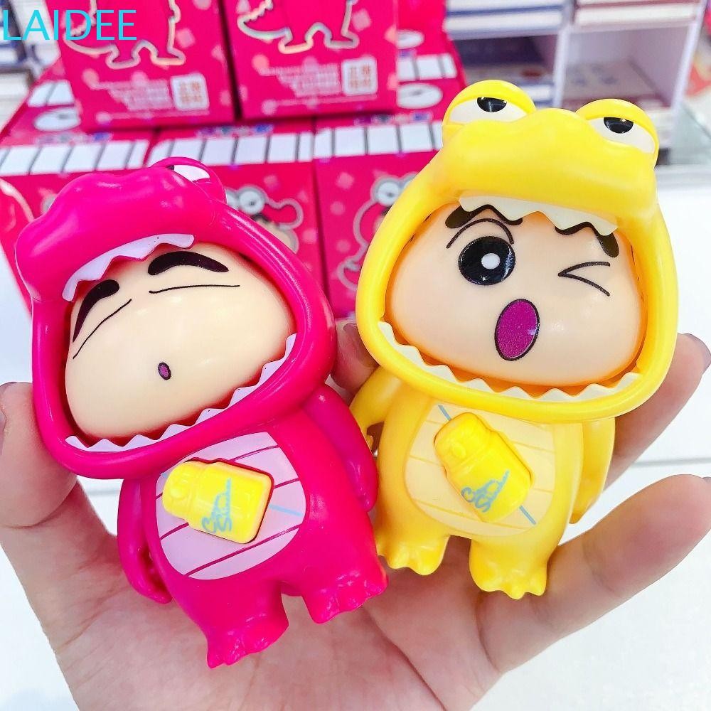 LAIDEE Crayon Shin-chan Face Changing Doll, With Keychain Plastics Shin ...