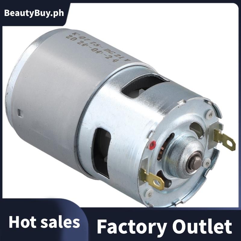 775 DC 21V Small Brush Motor High-Speed Silent Motor High-Power Dual ...