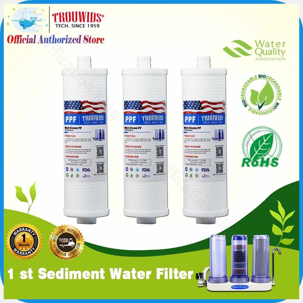 PPcP>Sediment>x@Filter`lX;1st&Stage&10&Inches&Sediment&Water Filter Cartridge Replac | Shopee ...