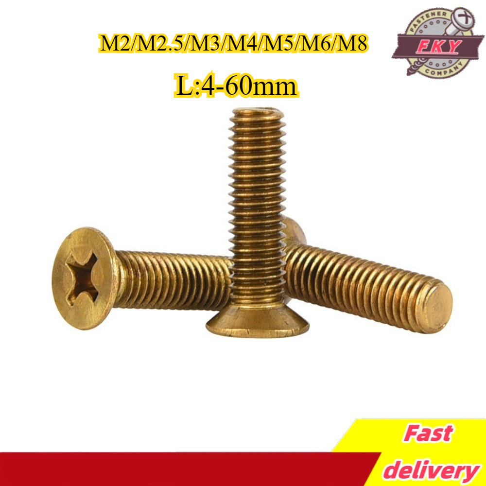 M2/M2.5/M3/M4/M5/M6/M8 JF Machine Screw/Countersunk Screw / Flat Head ...