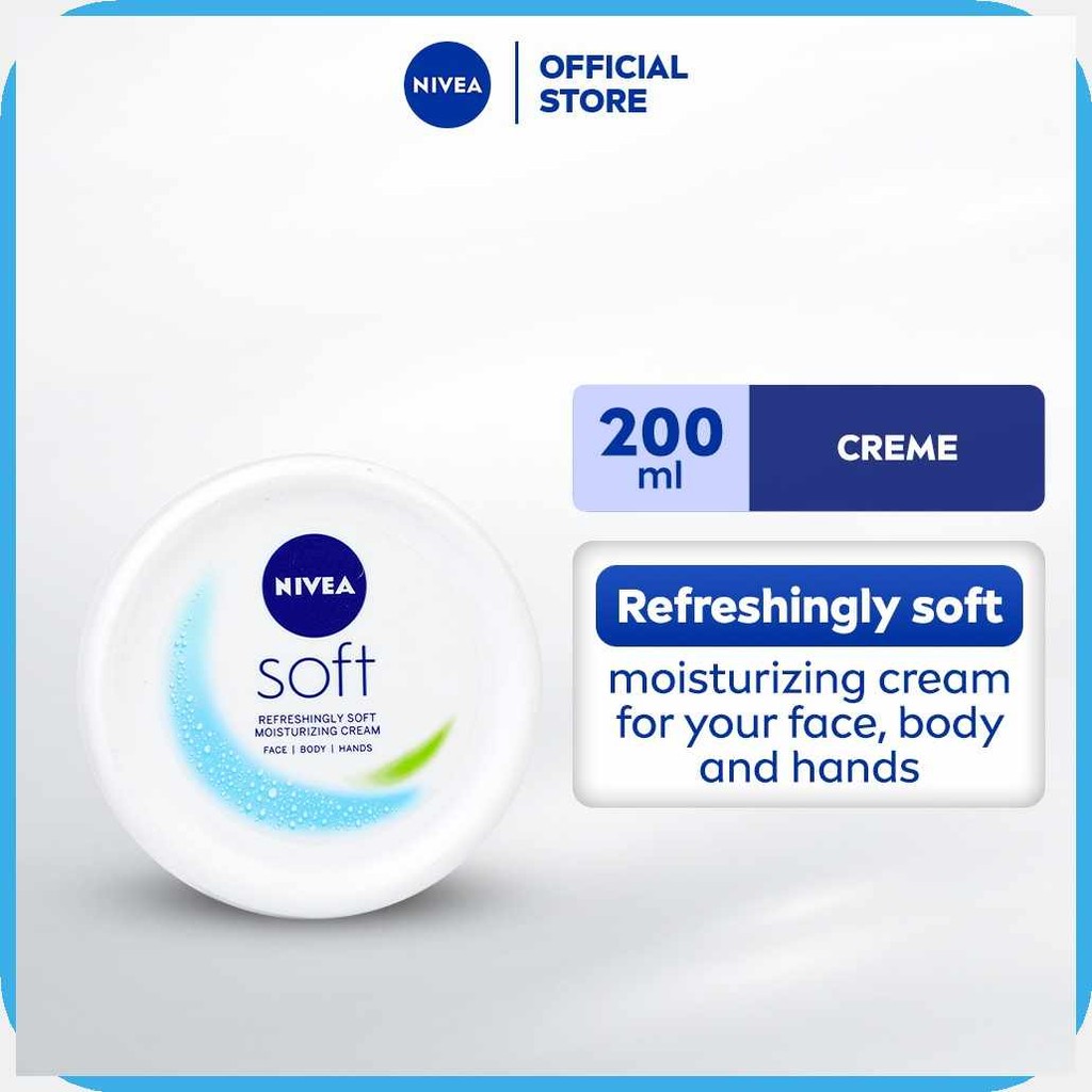 NIVEA,bl.Soft+ZY+Moisturizing+I@Cream+G@for+f@dry+o@skin,+w@for+U@face ...
