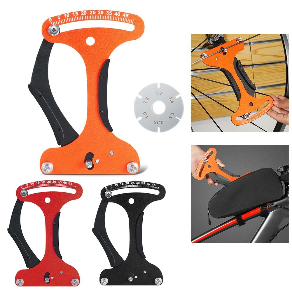 Fashionstyle Spoke Tension Meter Gauge Wheel Spoke Bike Checker&Chart ...