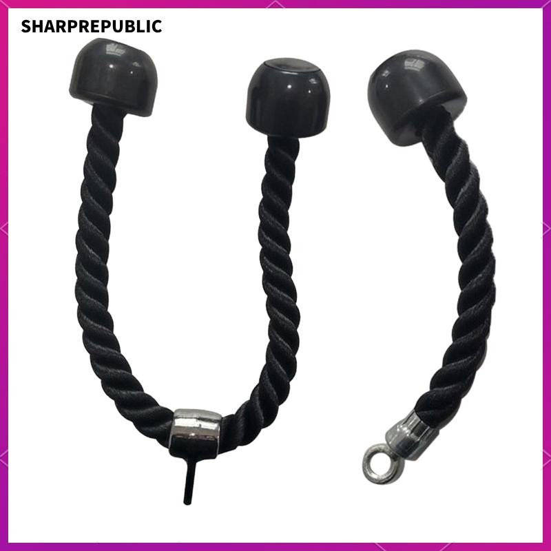 [Sharprepublic] Triceps Rope Pull Down Rope Cable Machine Attachment ...